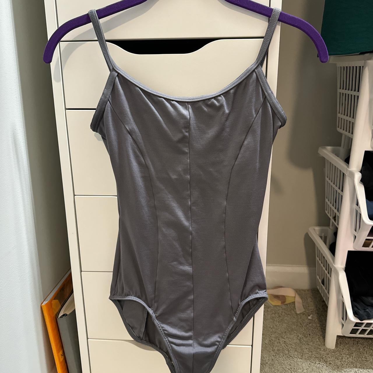 Grey motionwear leotard size Medium. Very comfy and... - Depop