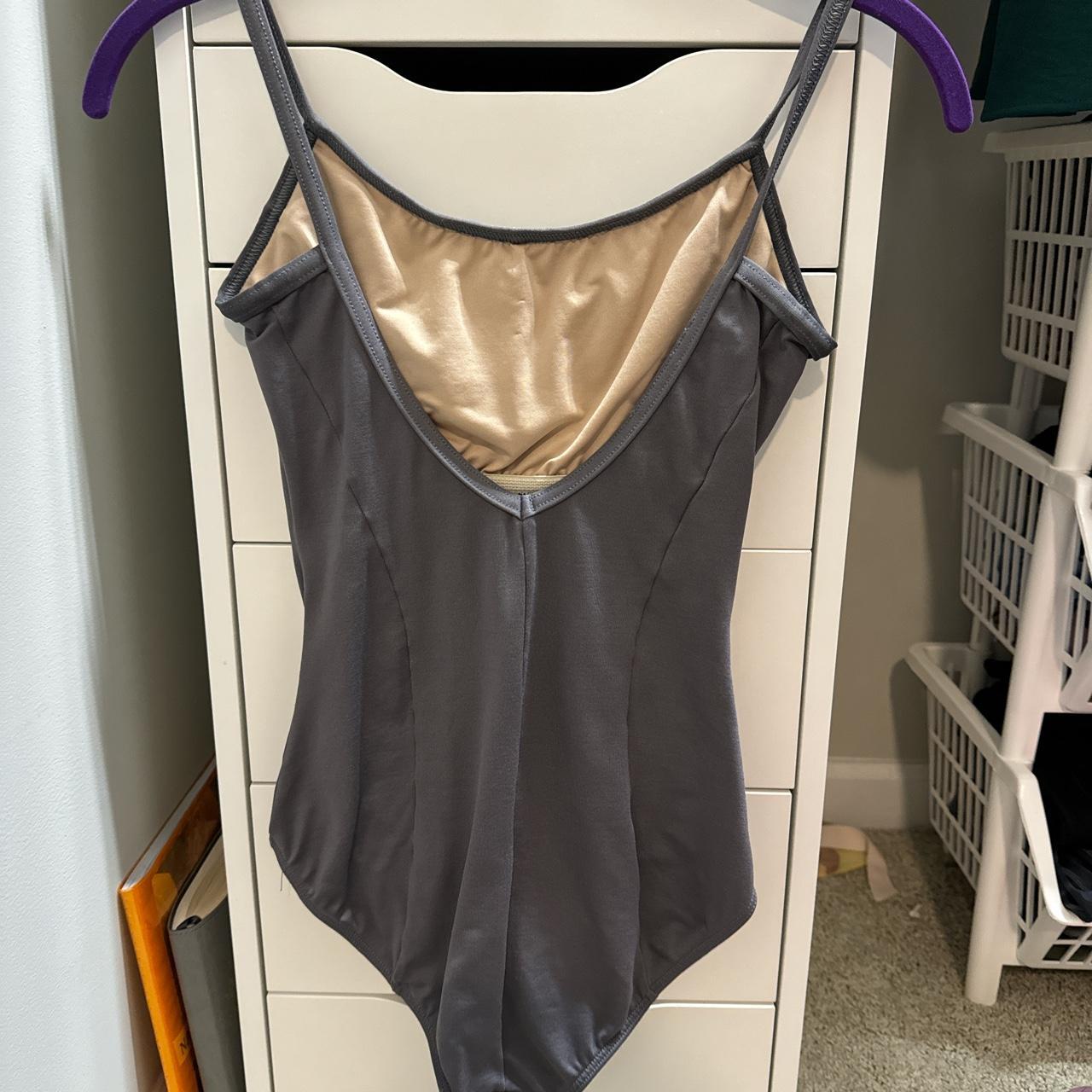 Grey motionwear leotard size Medium. Very comfy and... - Depop