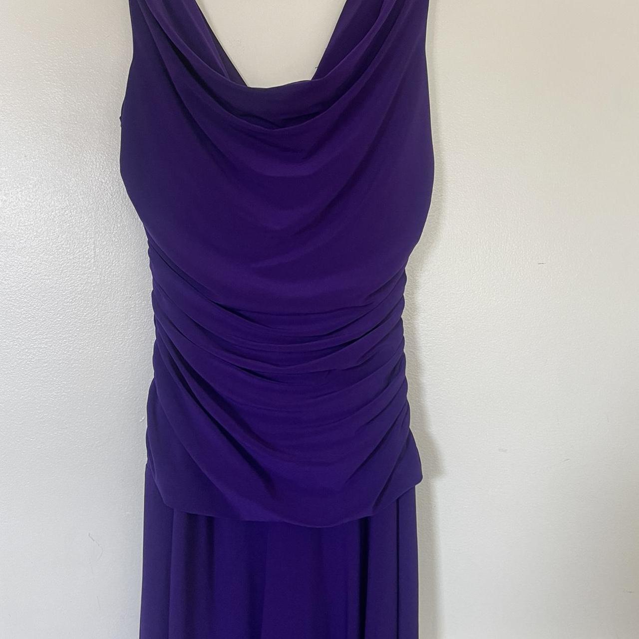 Vintage Royal Purple Dress 🧚‍♀️ snitched waist Maxi... - Depop