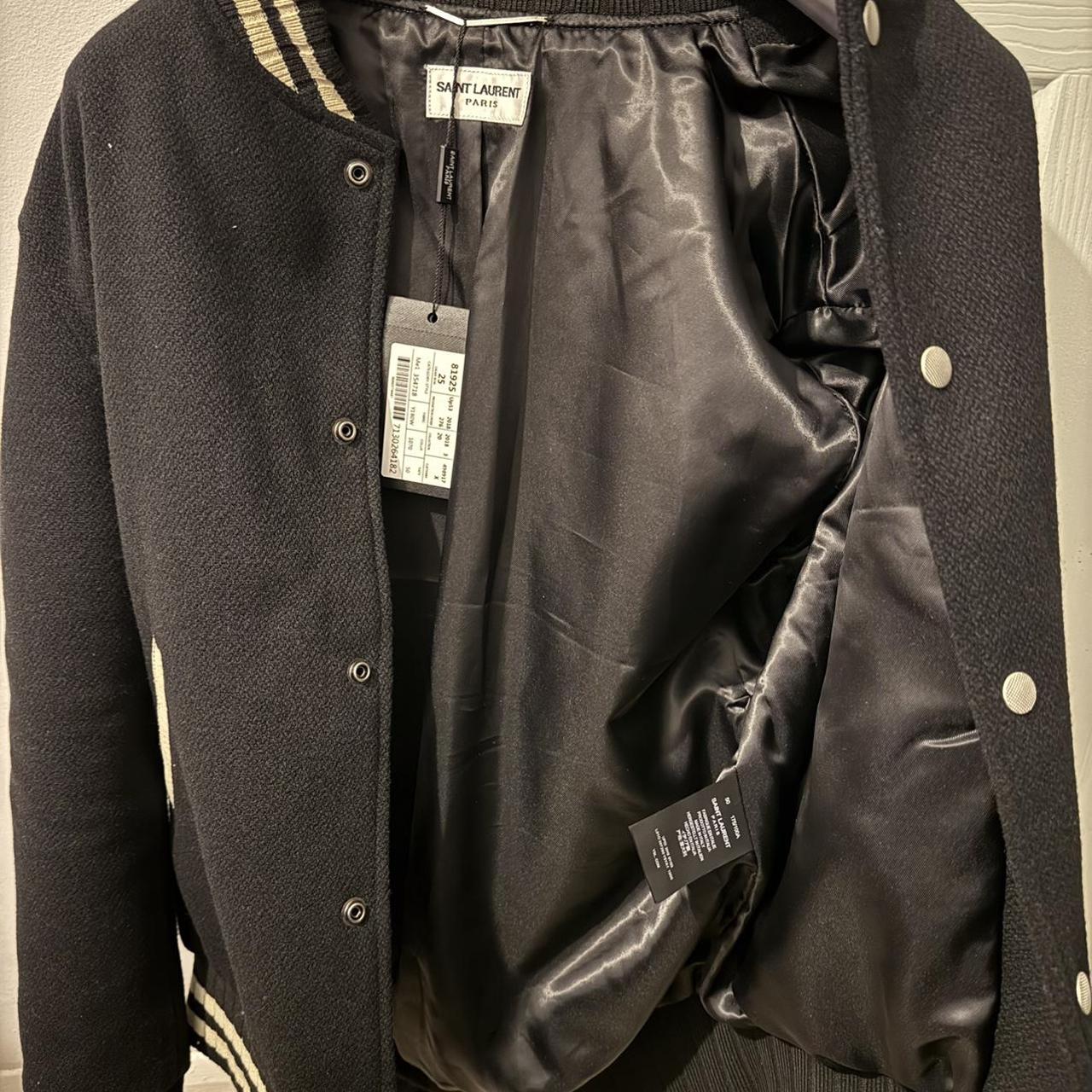 - Saint Laurent Teddy Varsity Jacket - BNWT and... - Depop