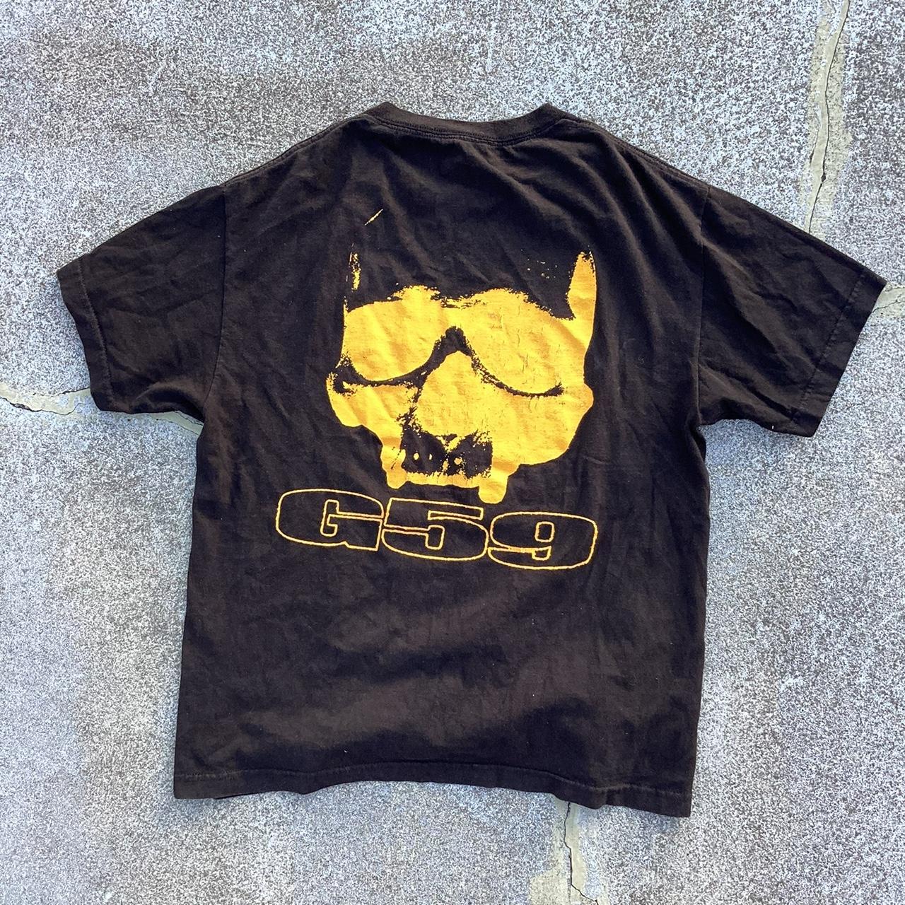 G59 Records T- Shirt with yellow graphic Size... - Depop