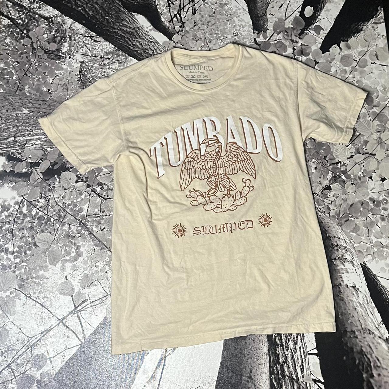 Slumped tumbado tee -no flaws -nice design on this... - Depop