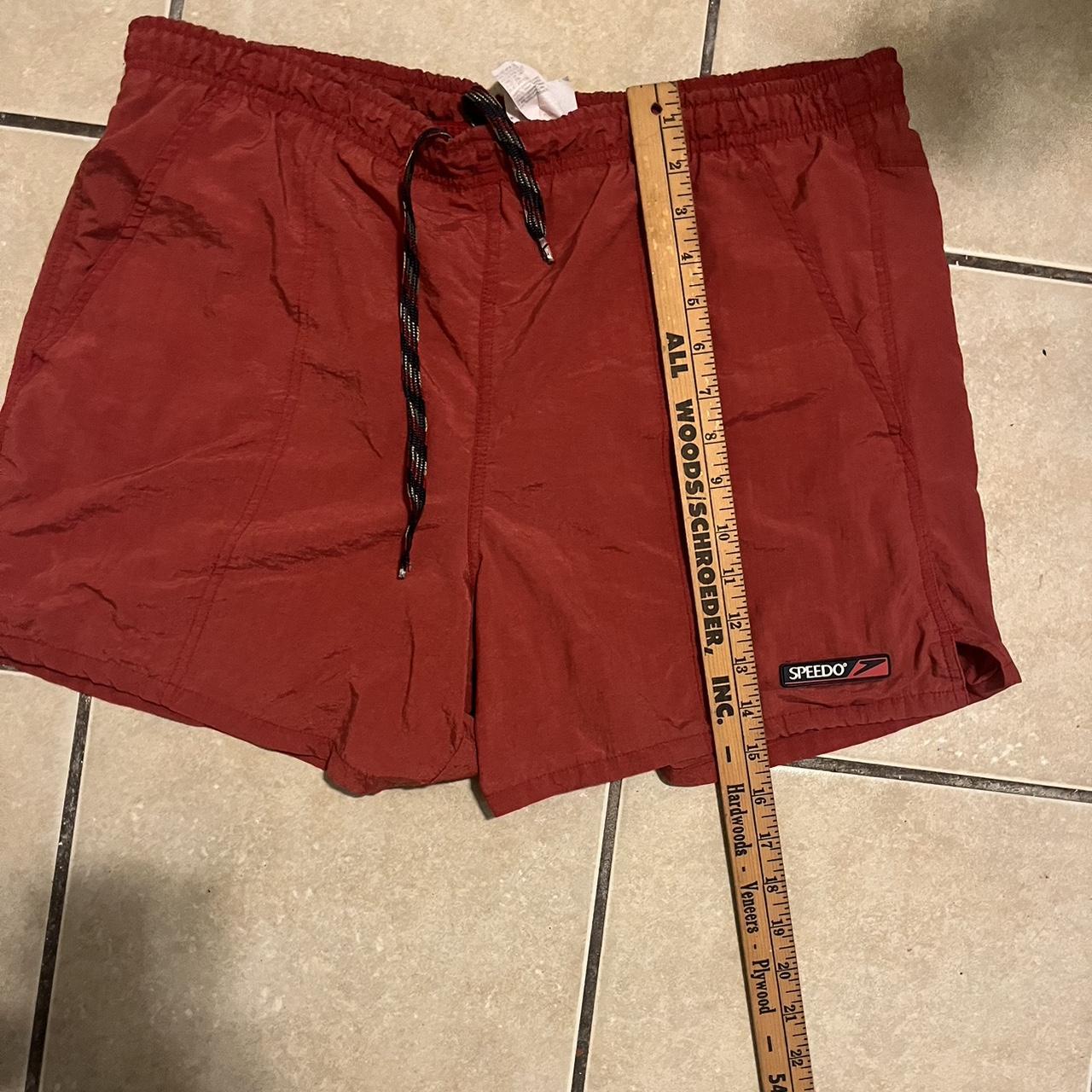 Speedo Men's Red Shorts | Depop