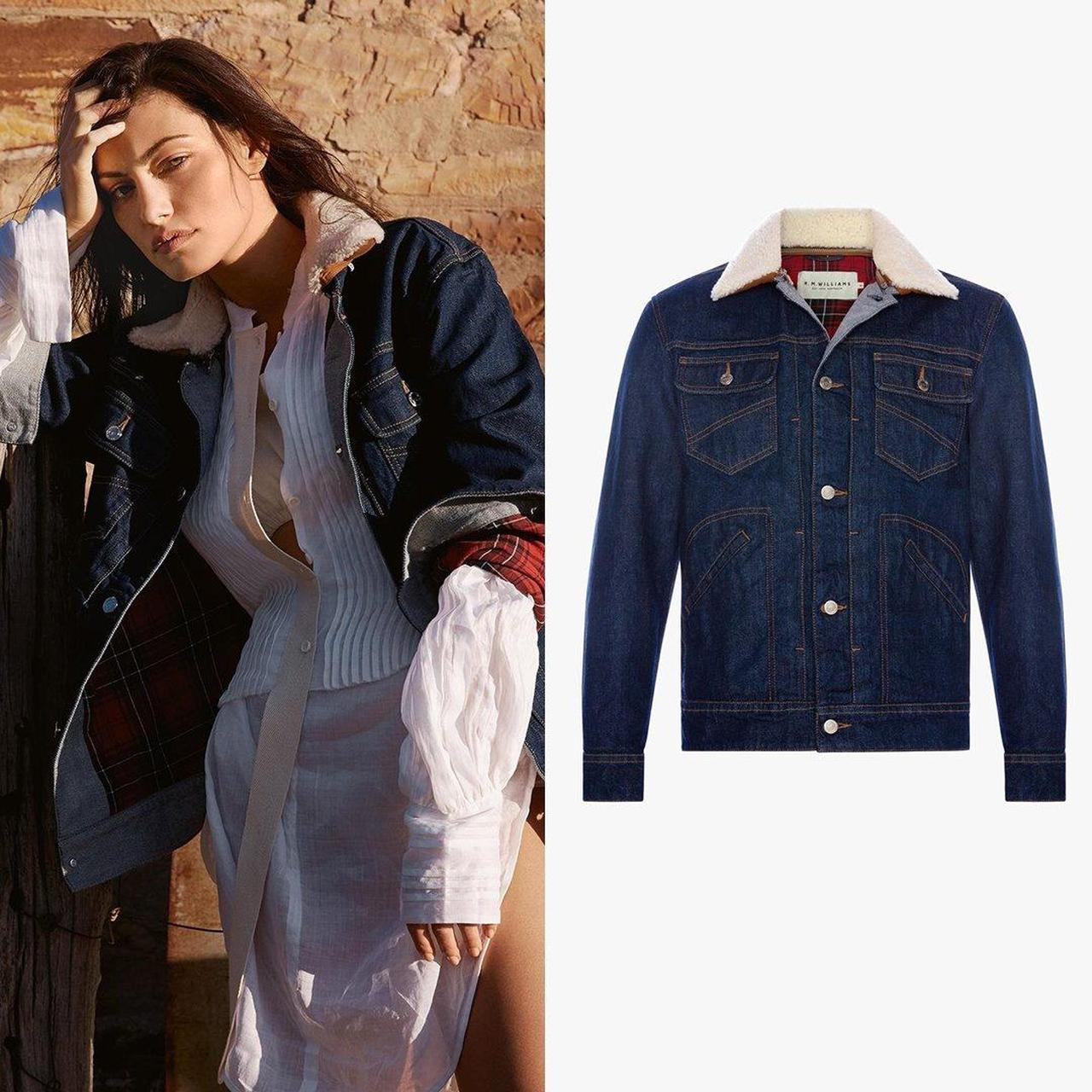 R.M Williams denim jacket Men’s unisex jacket - Depop