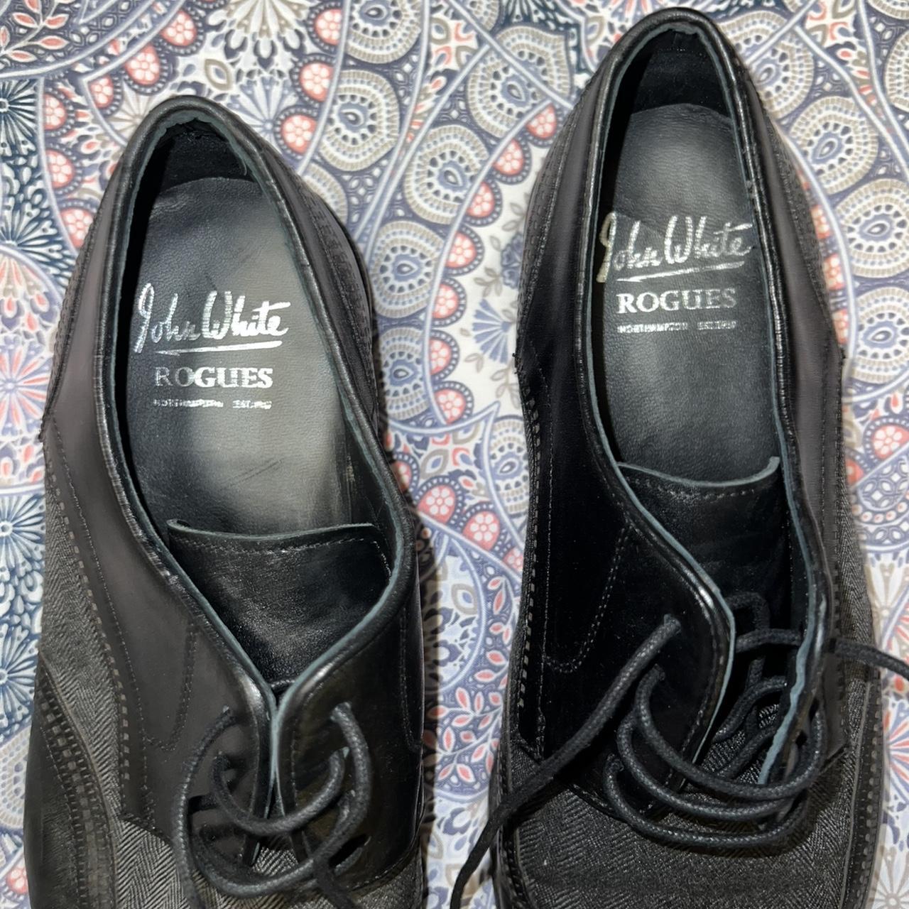 Slater John white rogue shoes Men size 8 - Depop