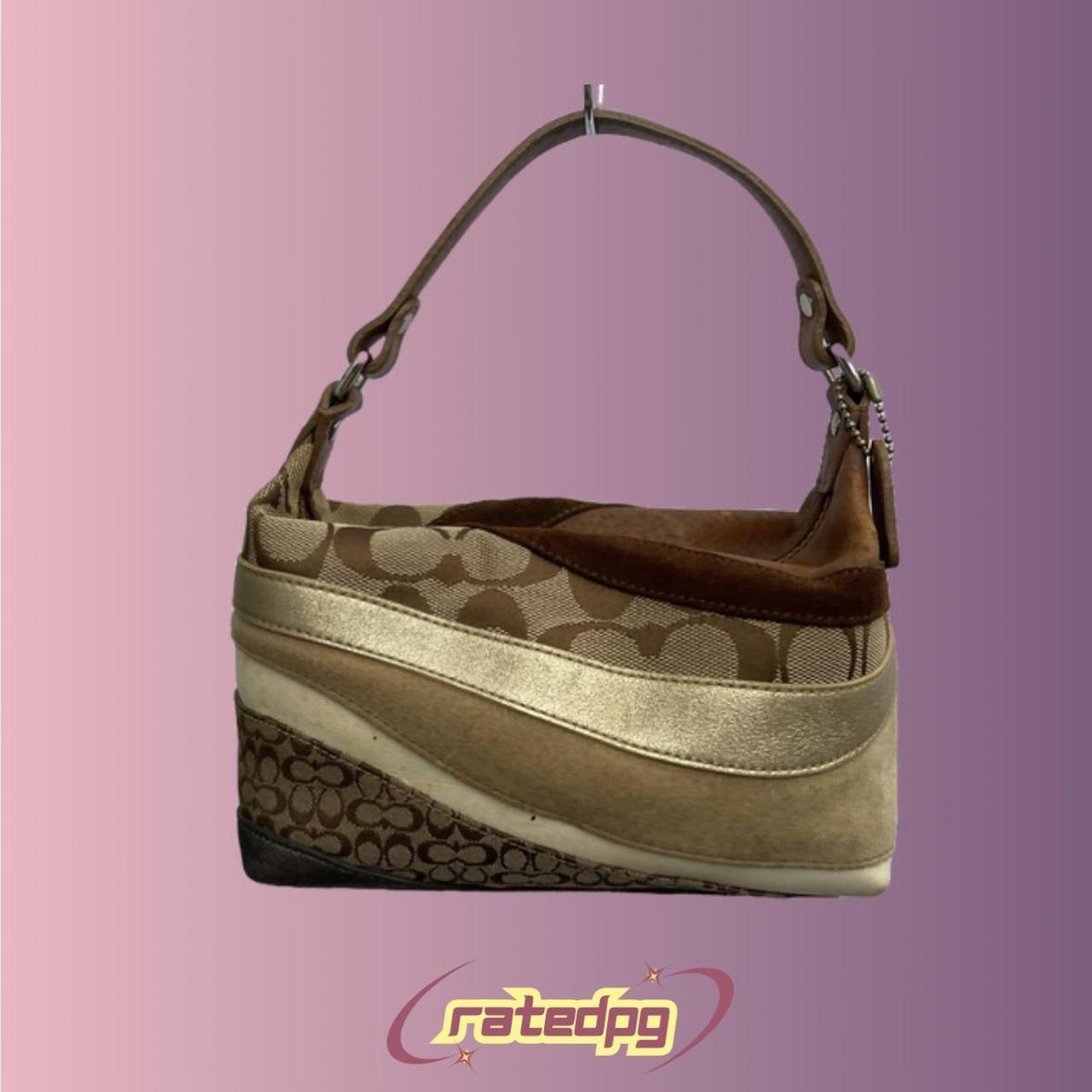 2000s coach patchwork hand bag. There is some stains... | Depop