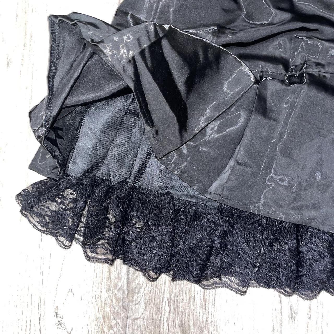 Gothic Tutu Black skirt with two bows on each side.... - Depop