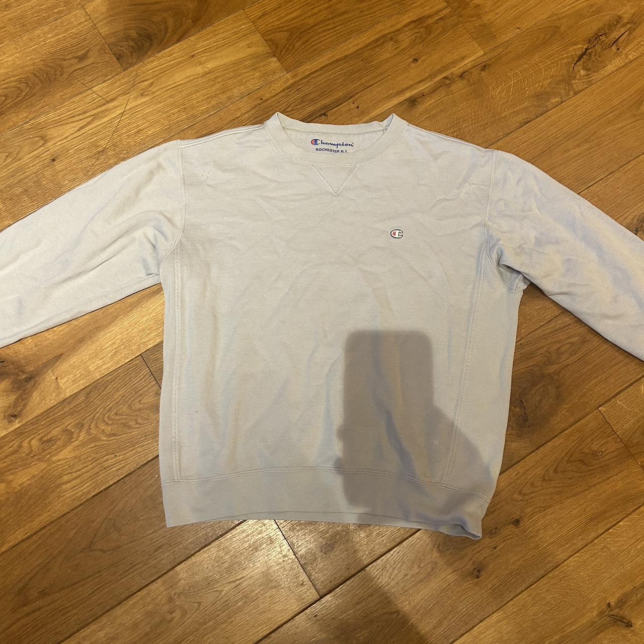 Champion vintage jumper Slight stain Size M... - Depop