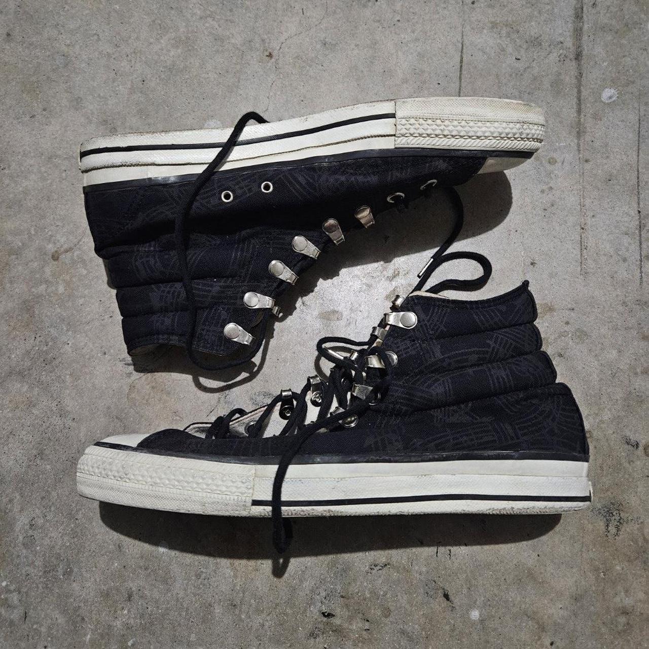 number nine music note converse - Depop