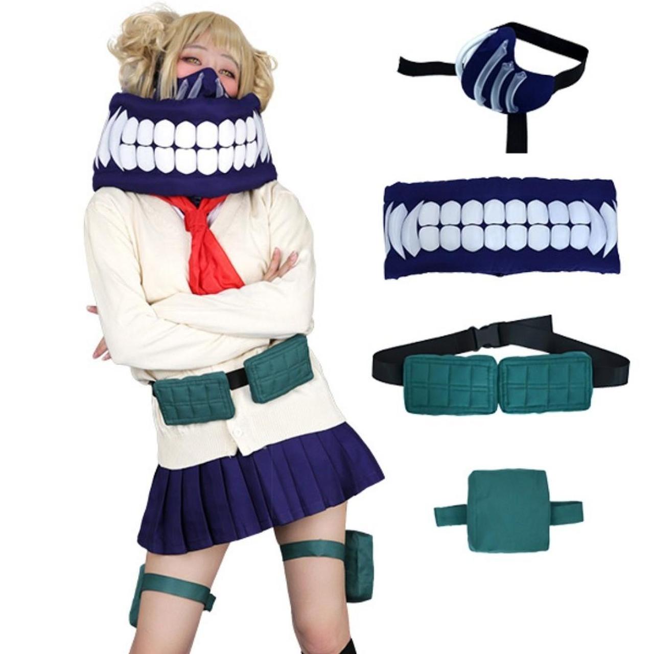 MY HERO ACADEMIA HIMIKO TOGA COSPLAY COSTUME & WIG... | Depop