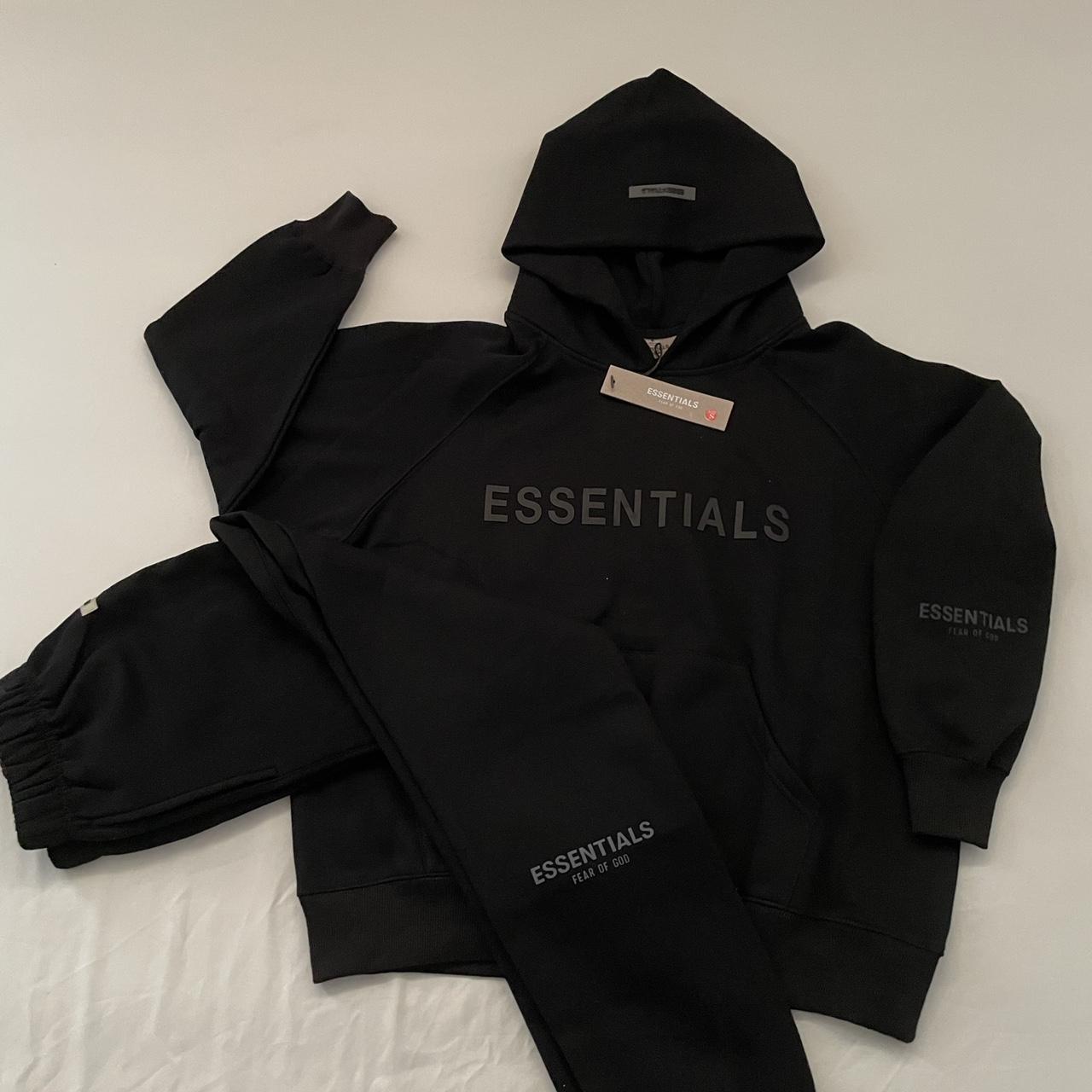 Black Essentials Tracksuit Perfect Christmas Gift🎁... - Depop
