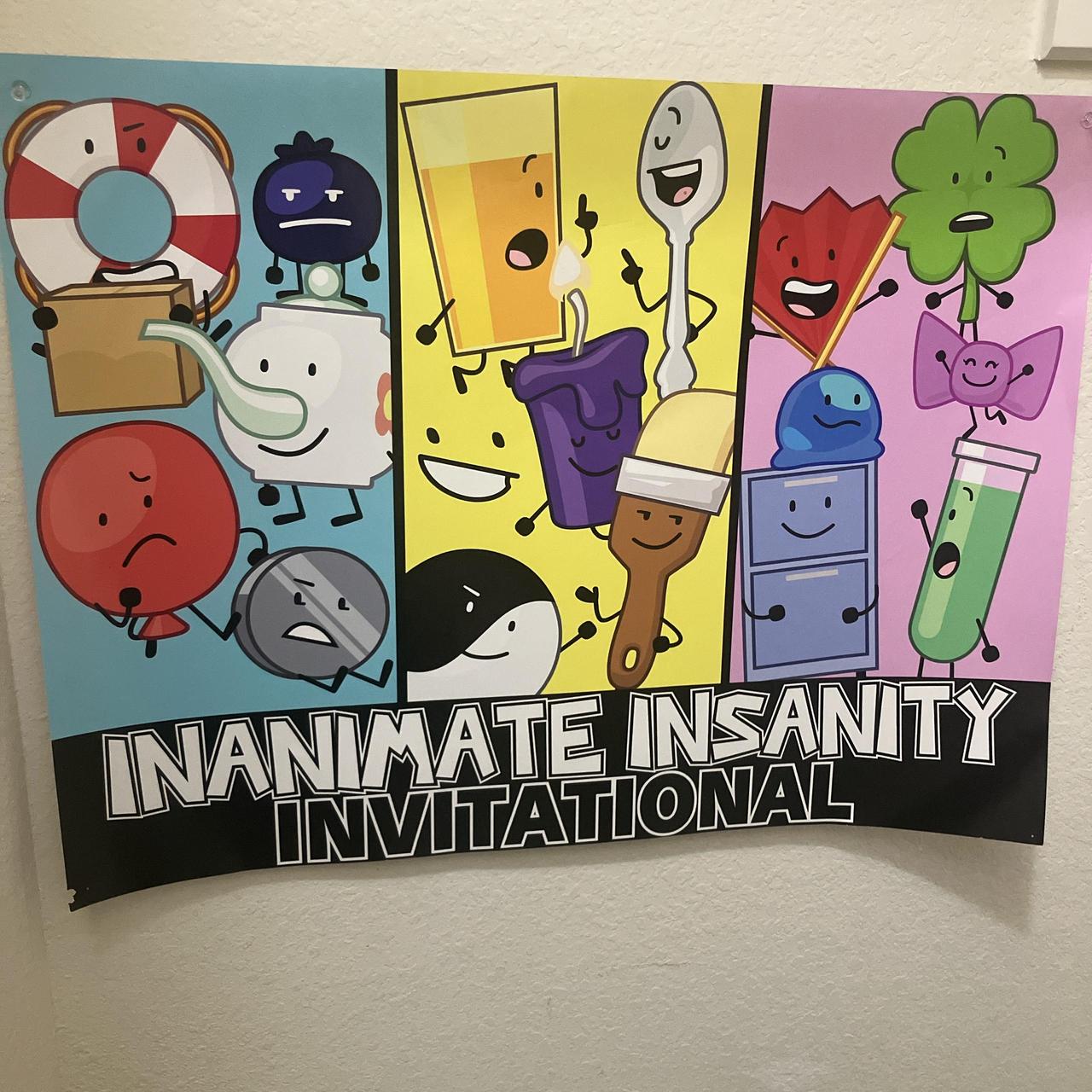 inanimate insanity poster . dm for extra info or... - Depop