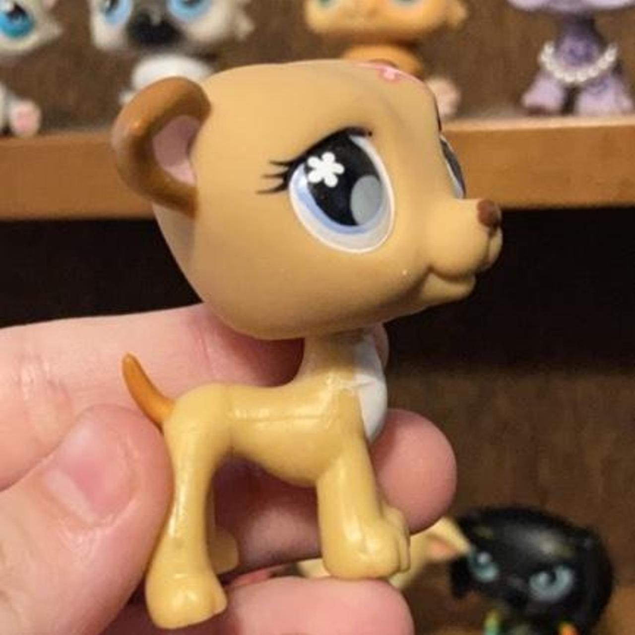 Tan dog Lps LITTLEST PET SHOP LPS lps - Depop