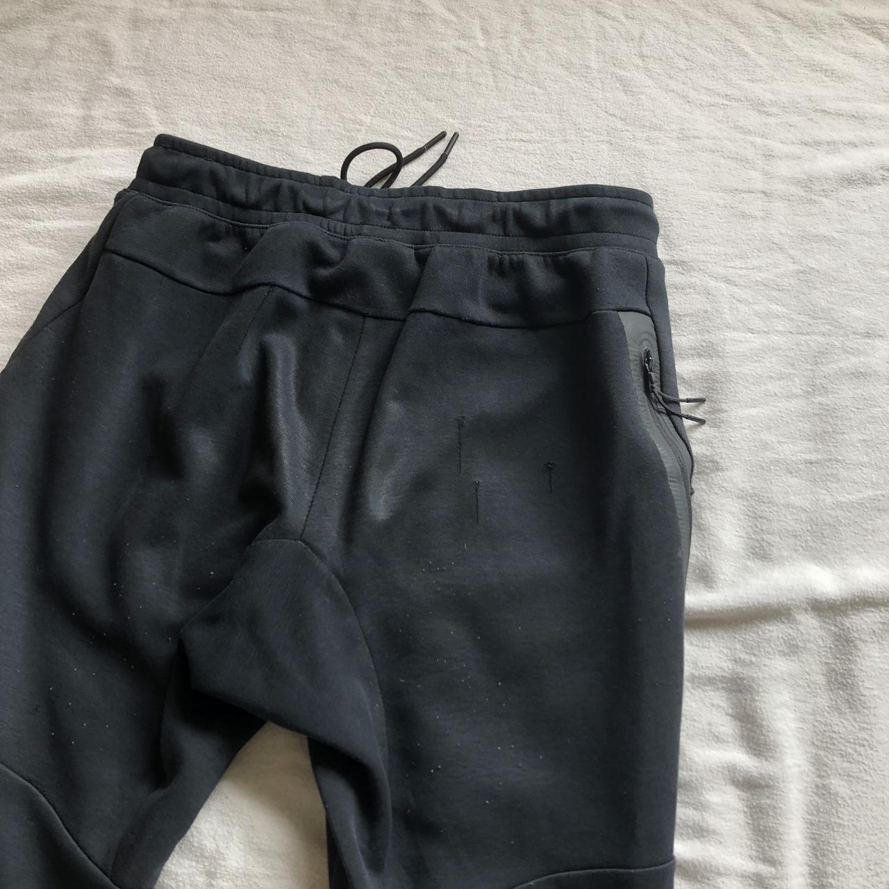 The Nike Tech Fleece Black Bottoms. Sized at a... - Depop