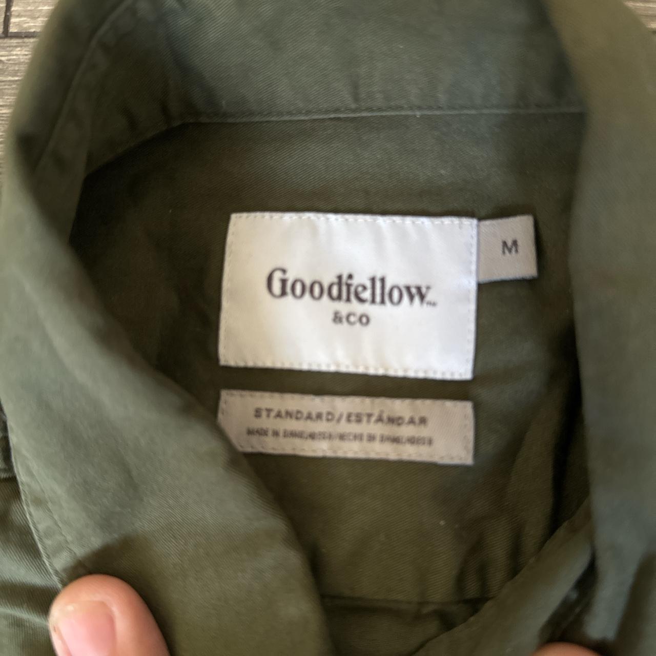 Goodie Fellow Olive Green Button Down. Sz Medium.... - Depop