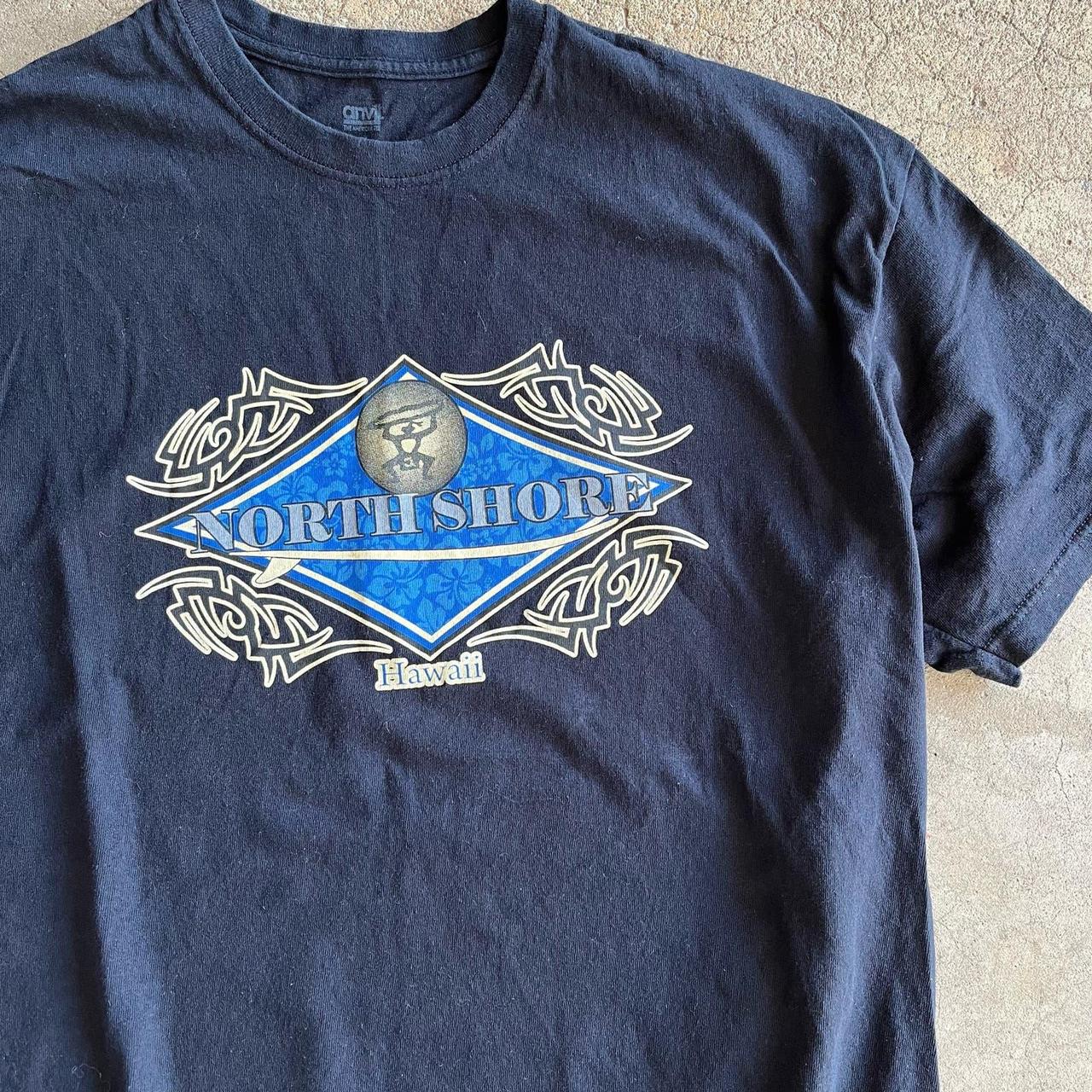 2000s surf style y2k North Shore Hawaii Black... - Depop