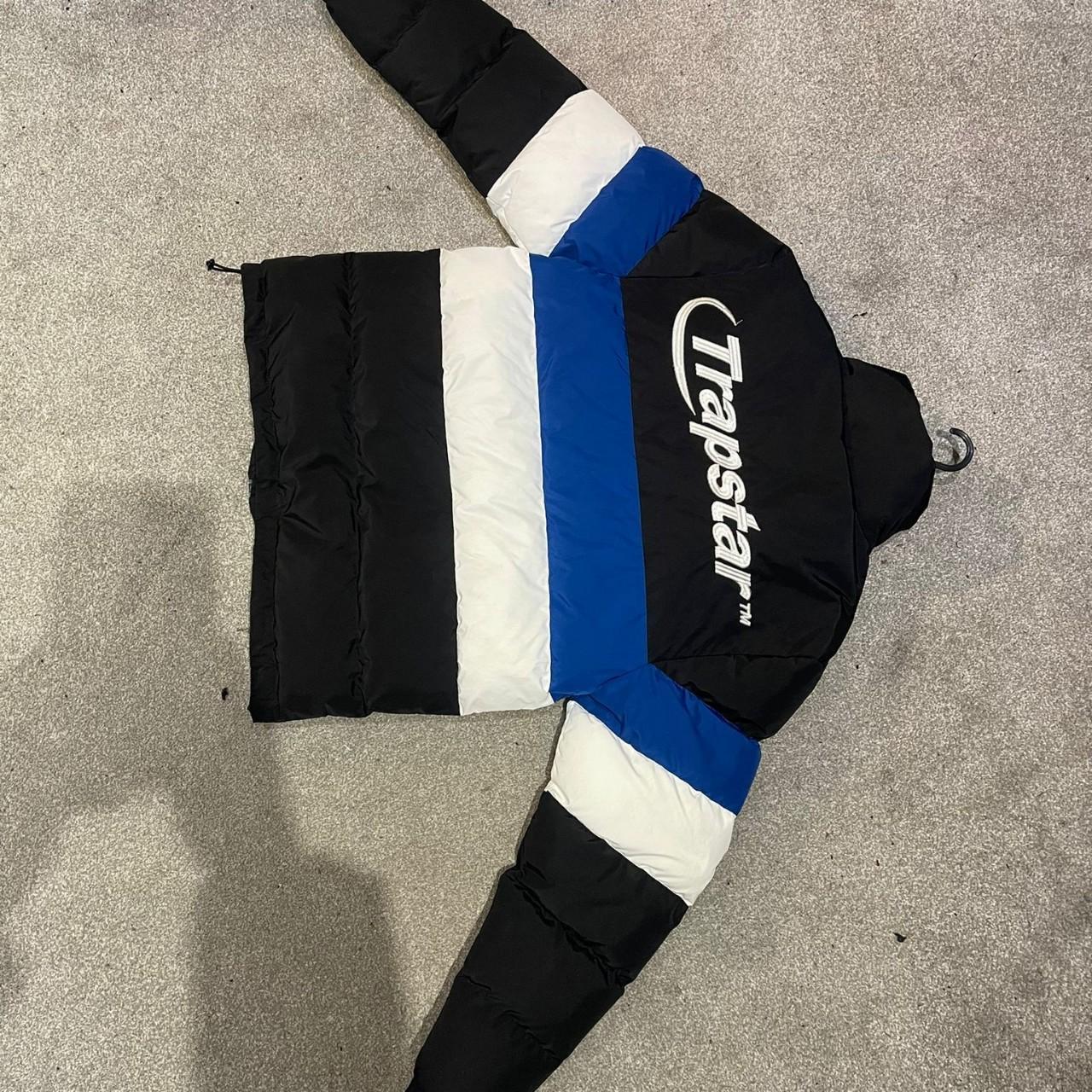 TRAPSTAR HYPERDRIVE JACKET 'BLACK / BLUE /... - Depop