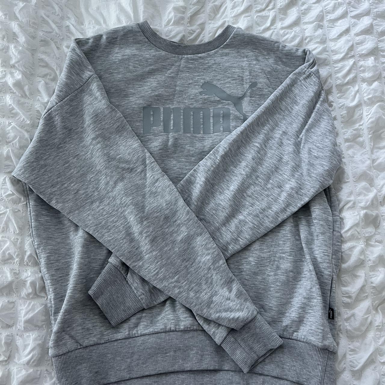 Puma grey jumper 🔉 Worn twice Perfect condition... - Depop