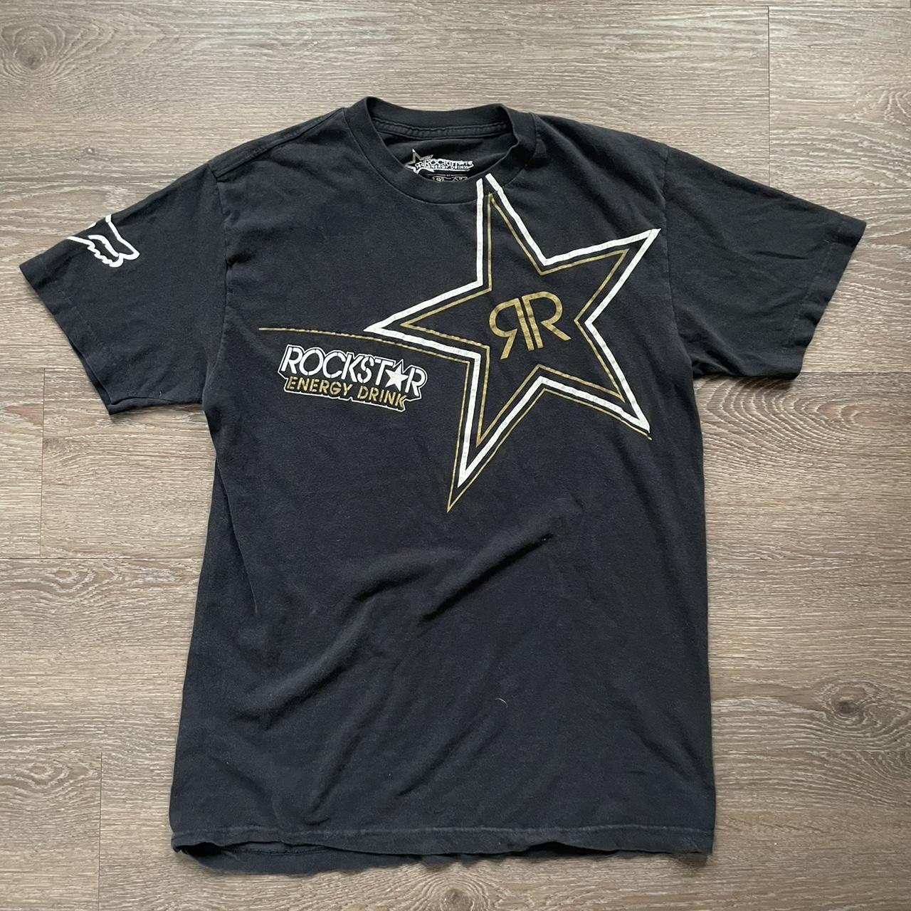 Rockstar Energy Graphic Tee Size medium Sick ass... - Depop