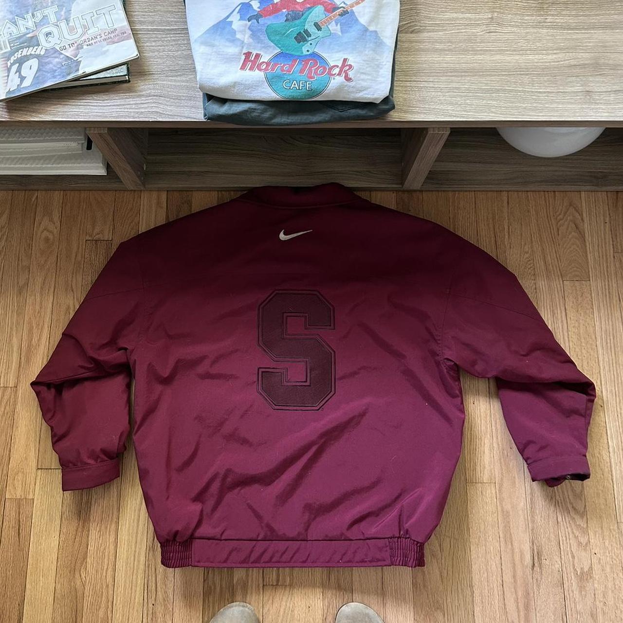 Vintage Stanford team issued nike jacket Men’s... - Depop