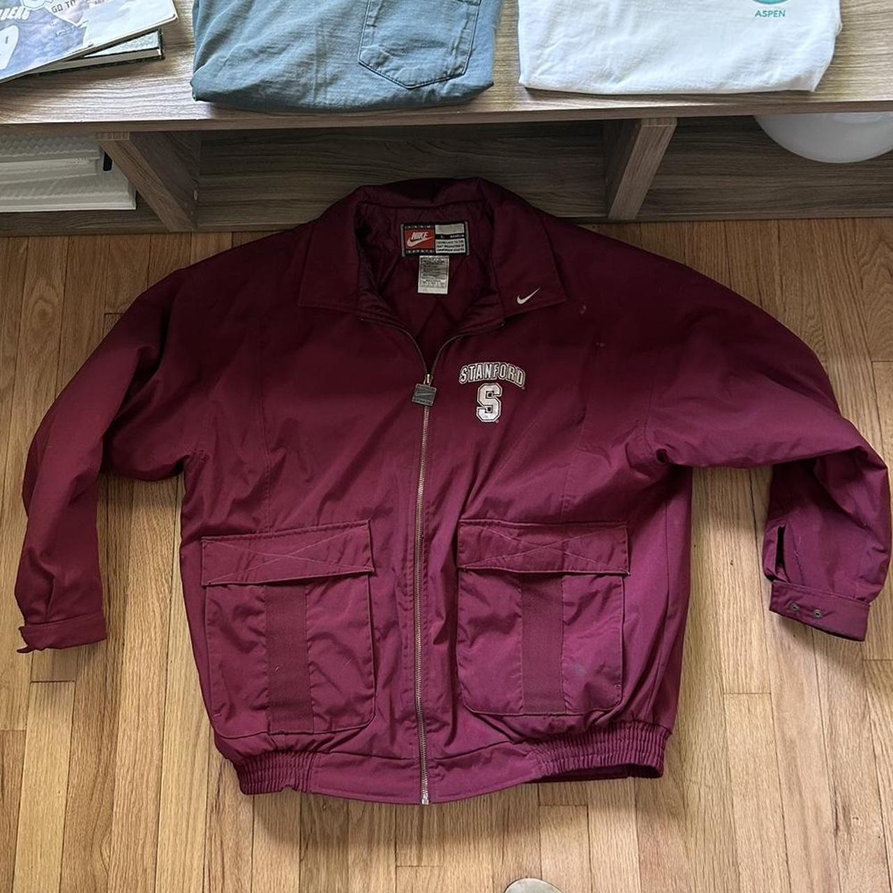 Vintage Stanford team issued nike jacket Men’s... - Depop