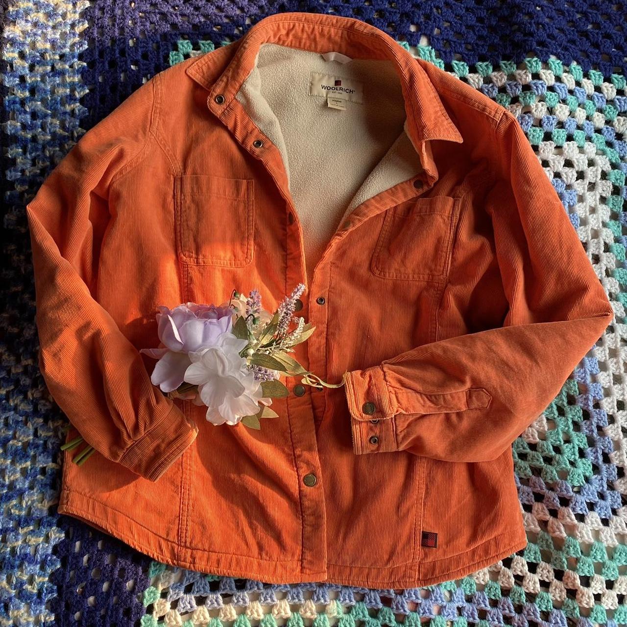 Woolrich Men's Orange Jacket | Depop