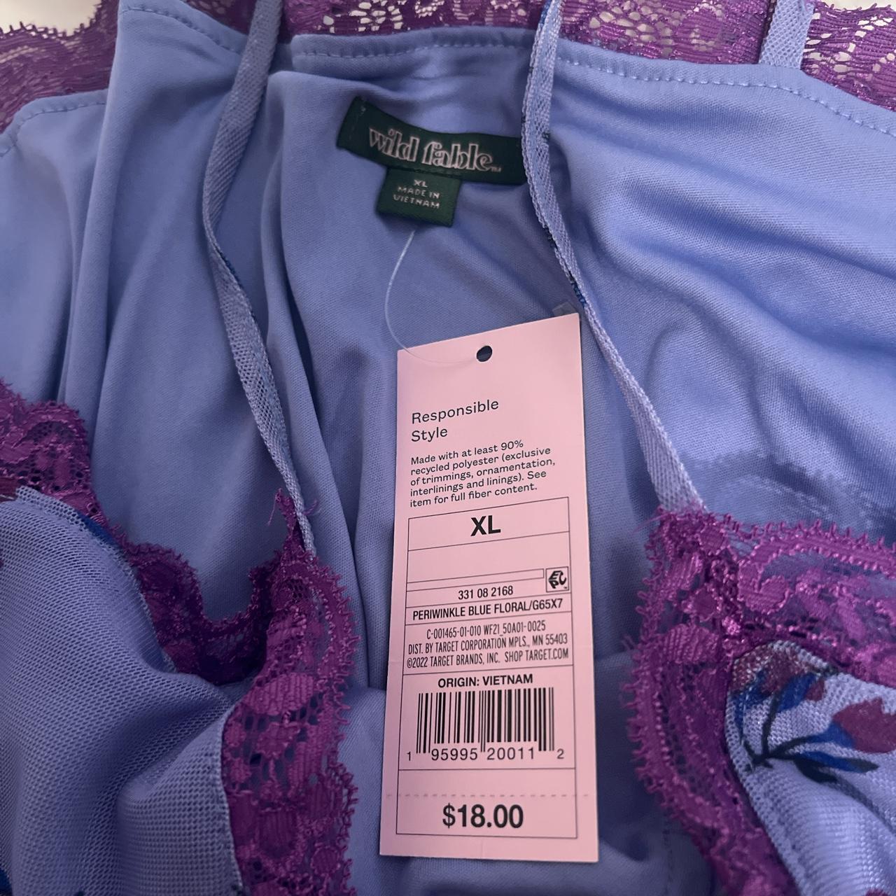 Wild Fable Women's Purple and Blue Dress | Depop