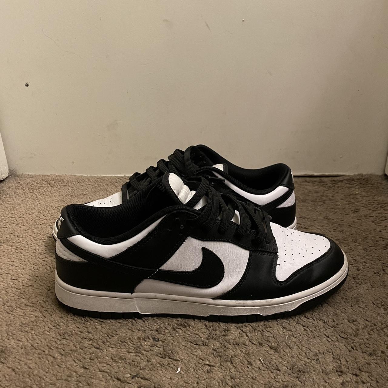 panda dunks slight stain on laces size 13 no box - Depop
