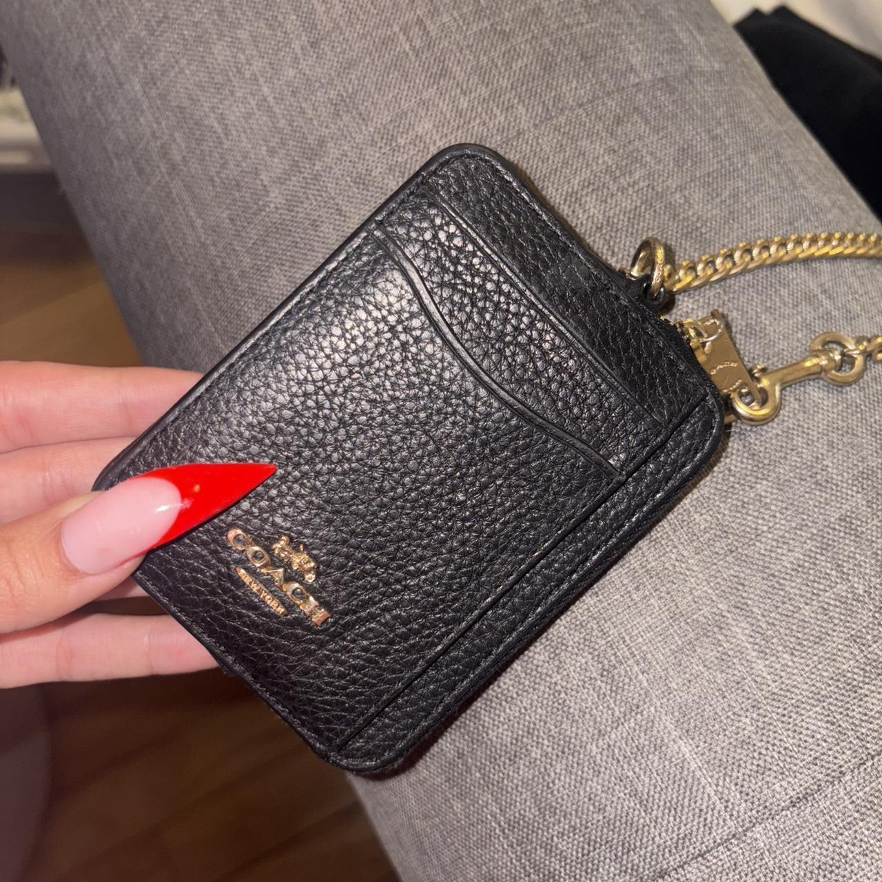 Gold coach wallet - Depop