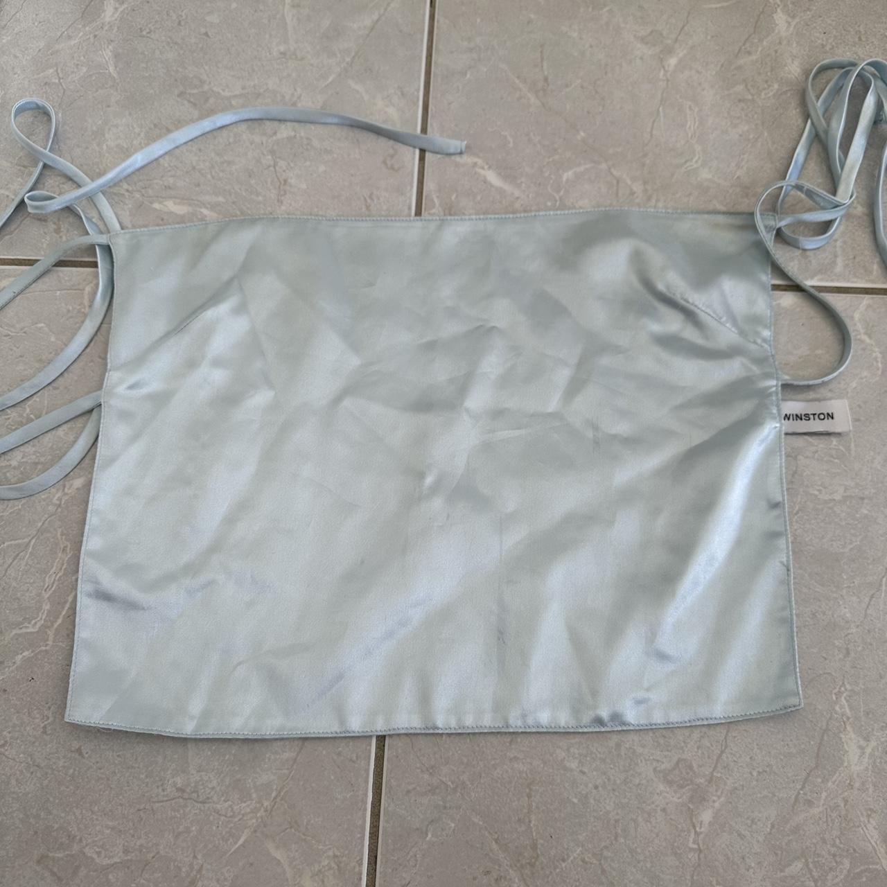 light blue mr winston archie top, one size... - Depop