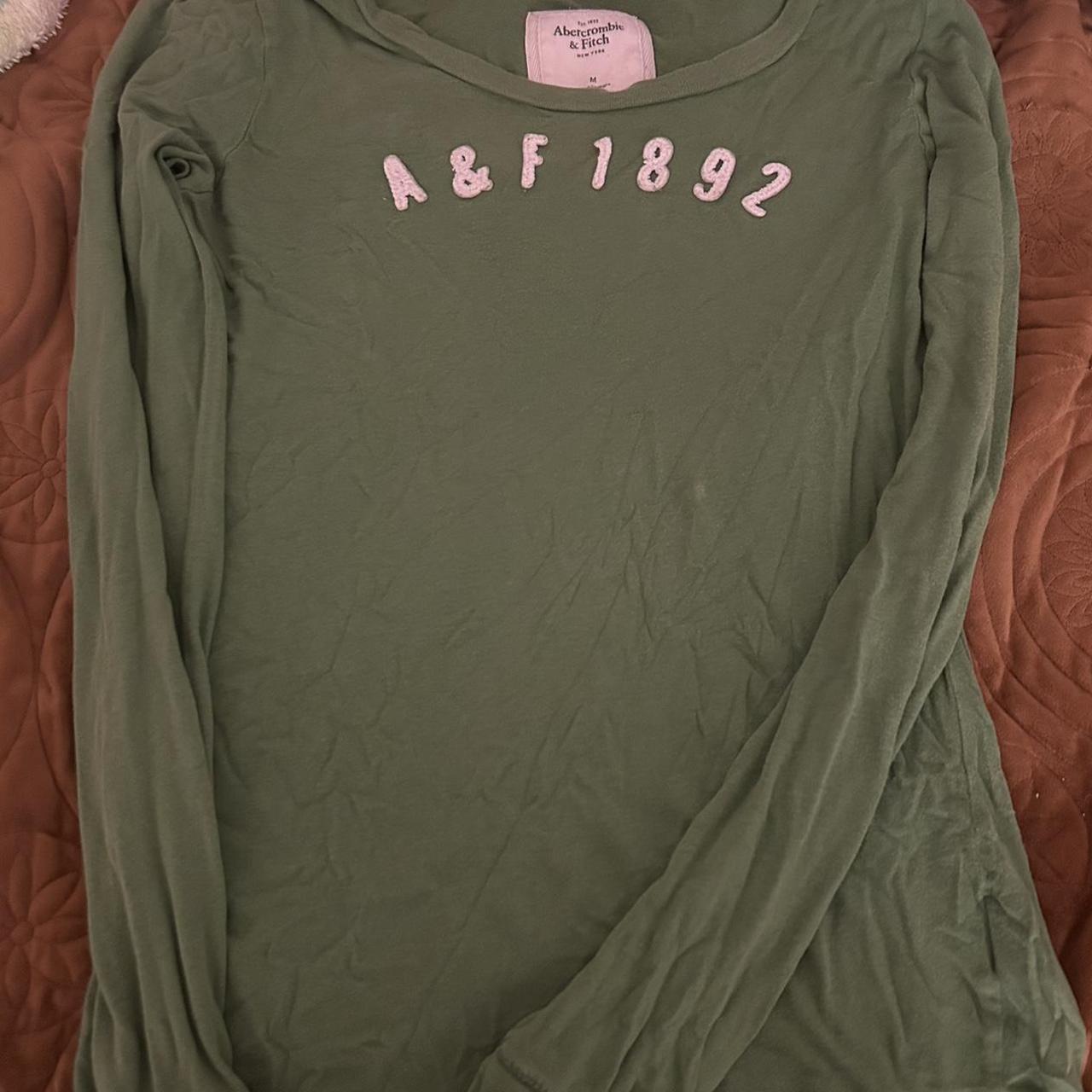 Green Abercrombie & fitch long sleeve. - Depop