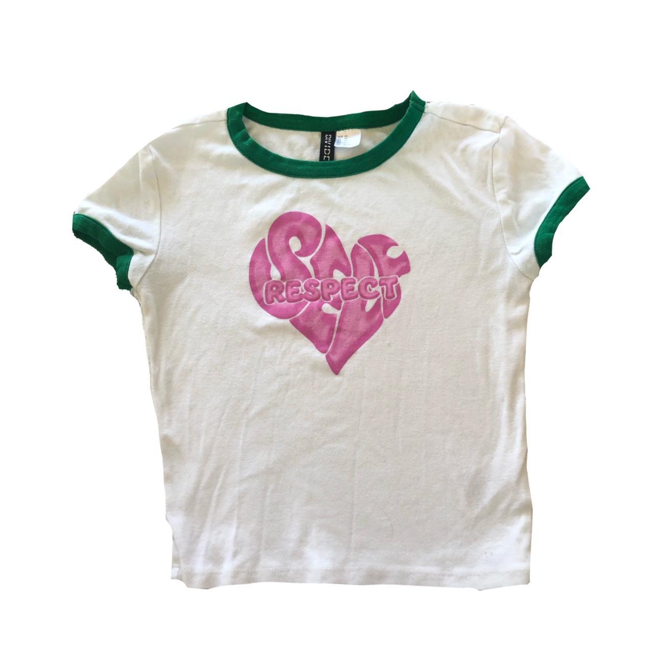 cute y2k baby tee size: XS measurements: available... - Depop