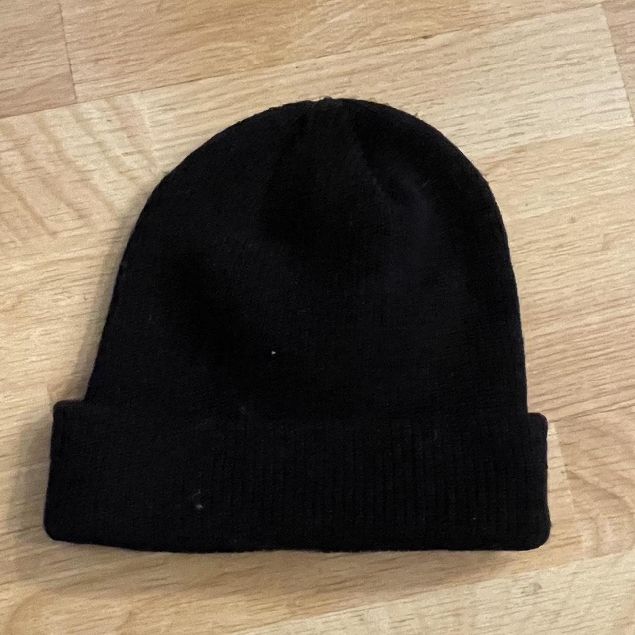 black toy machine beanie - Depop