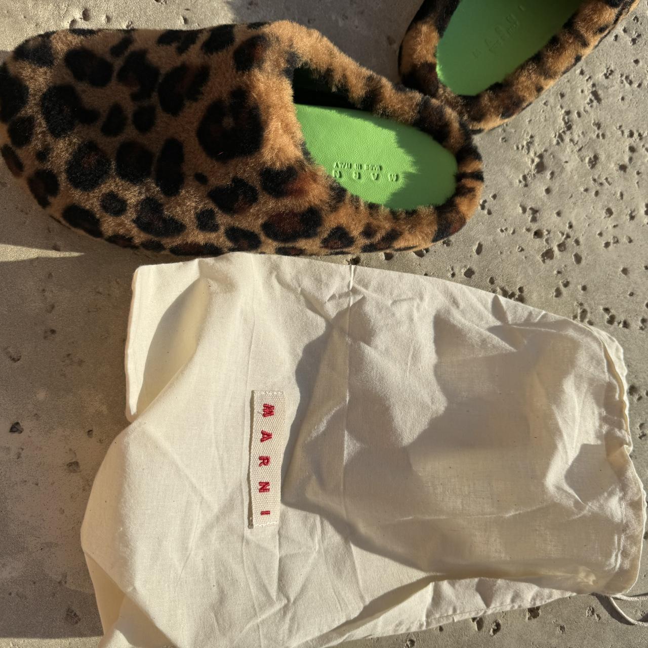 Marni Slides Leopard Print Brand New #marni #rick... - Depop