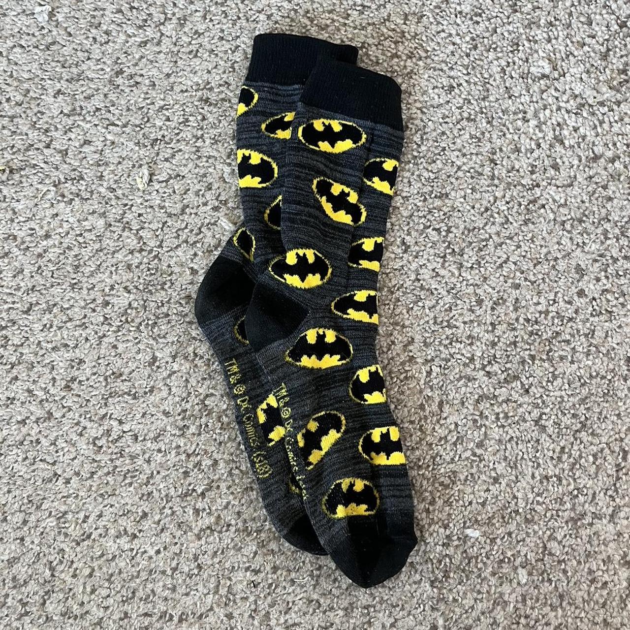 Batman socks #batman Fits me and I’m a size W7 - Depop