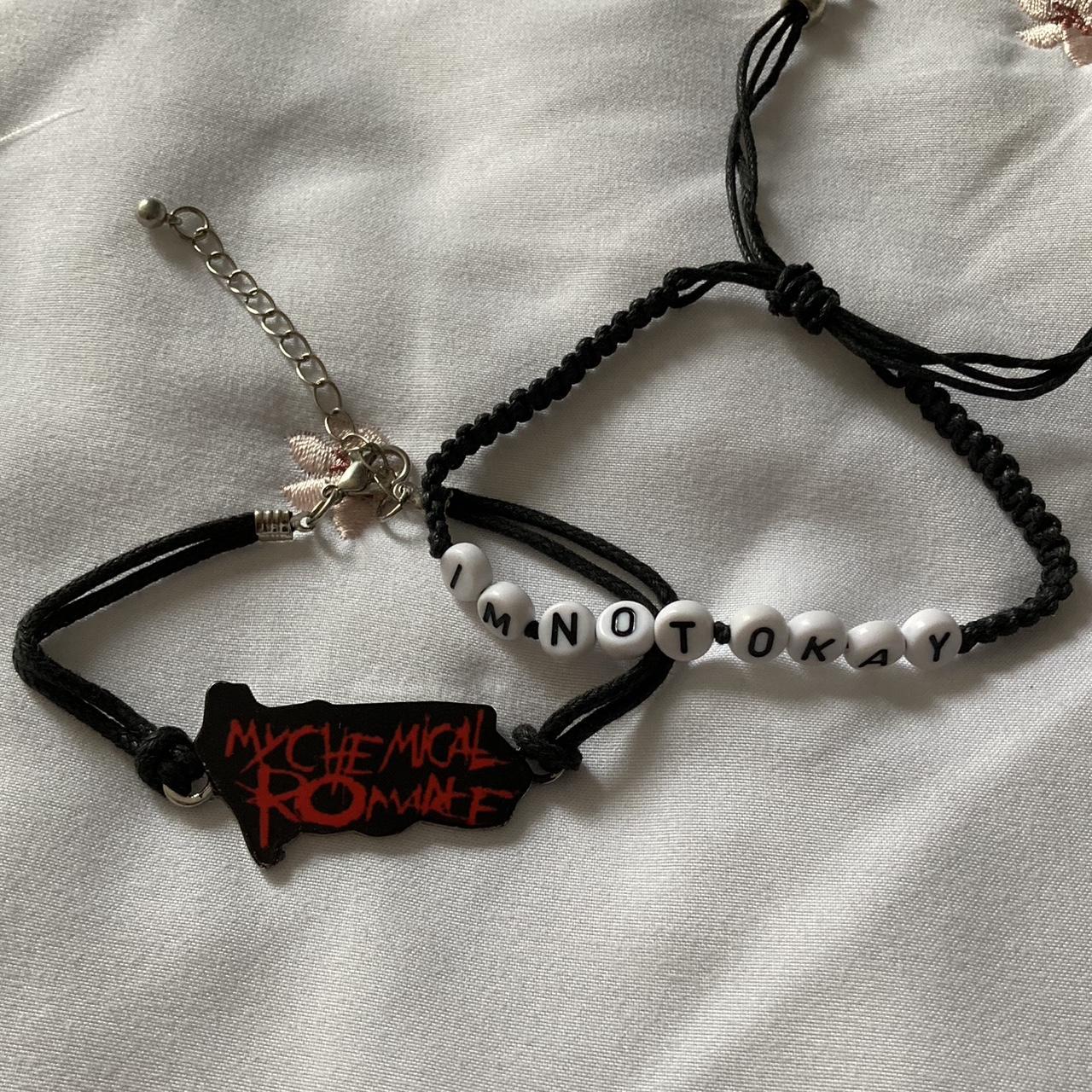 Set of mcr bracelets | Depop