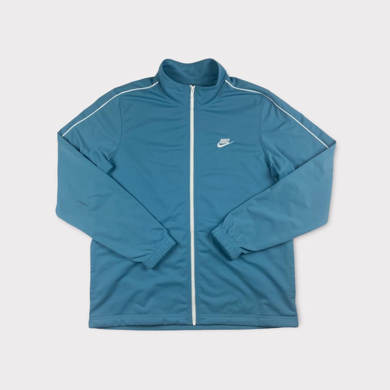 Vintage Nike Jacket Vintage 90s Nike zip track... - Depop