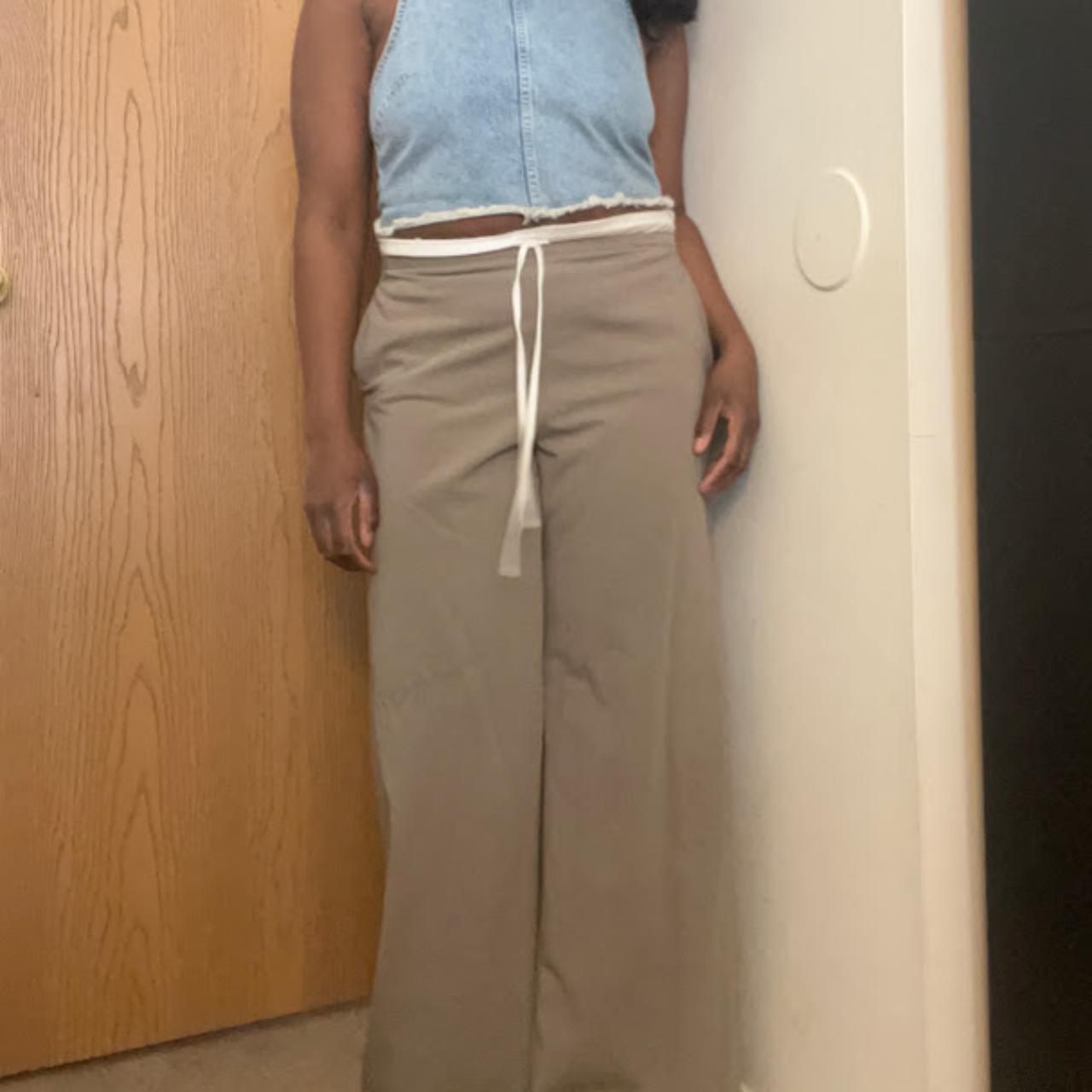 Zara Drawstring Trousers Brand: Zara Size:... | Depop