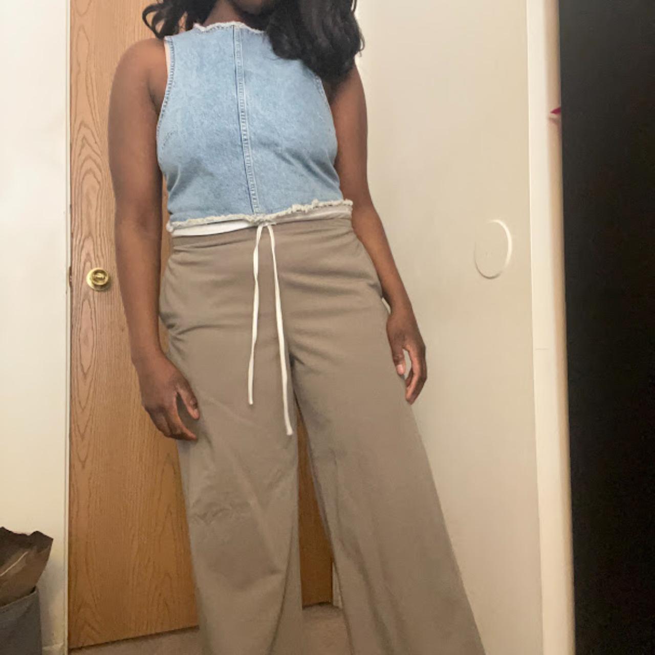Zara Drawstring Trousers Brand: Zara Size:... | Depop