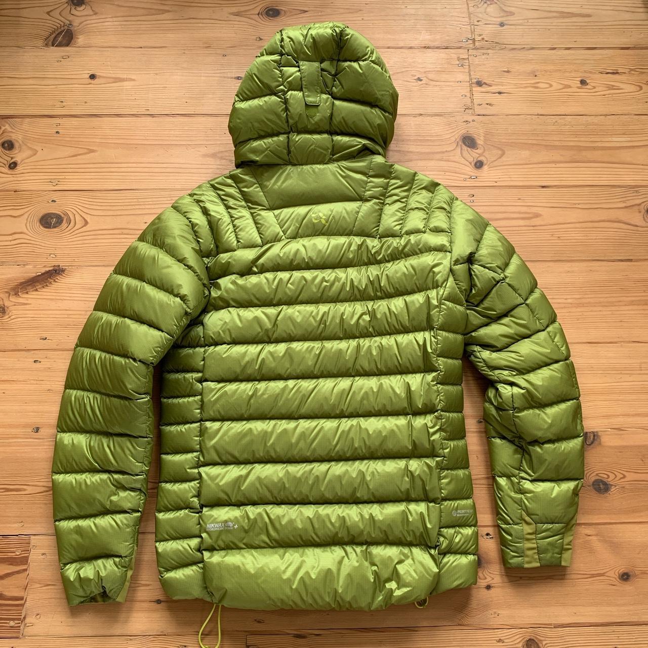 Rab pertex Quantum pro down jacket Lime green Size... - Depop
