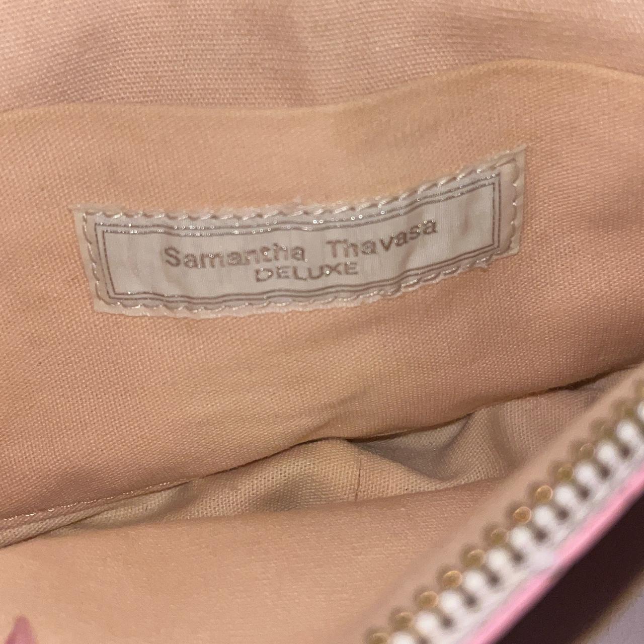 samantha thavasa light pink bag with heart details... - Depop