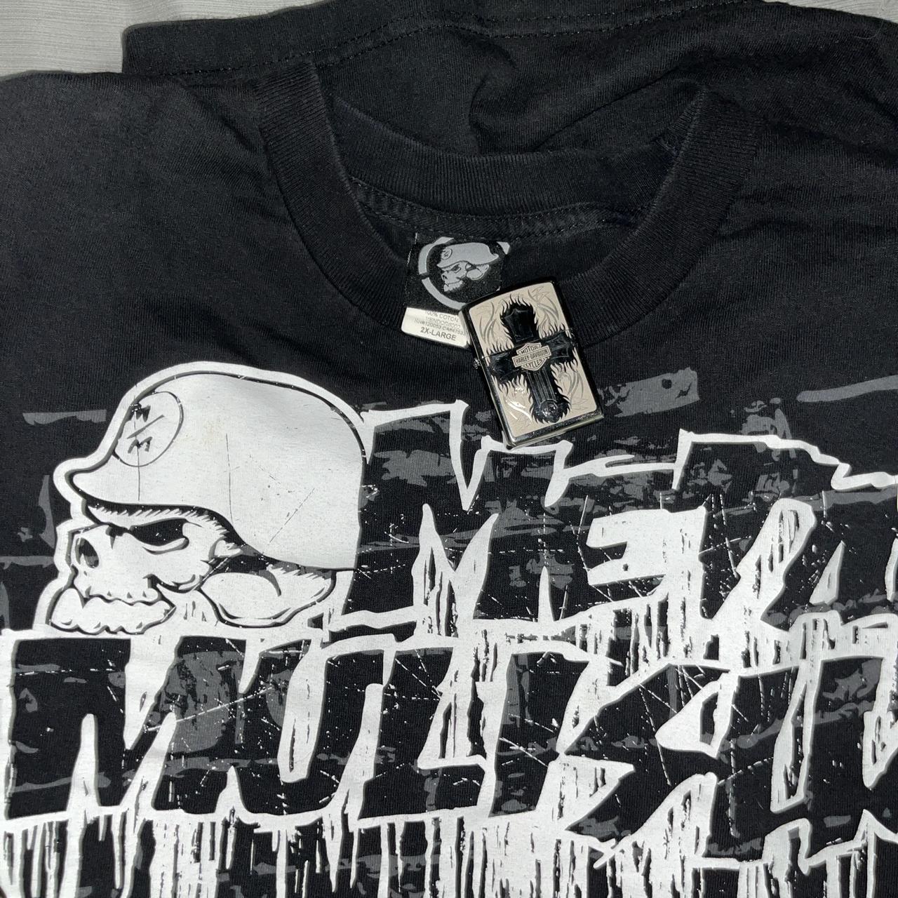 metal mulisha shirt 🪖 dope shirt just fits a little... - Depop