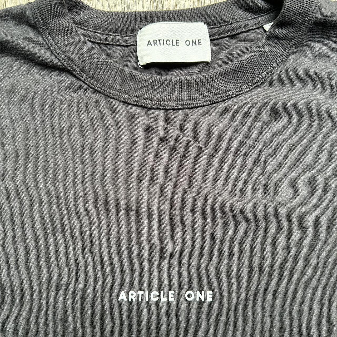Article One - Minimal Logo Tee Size: Small RRP: $27 - Depop
