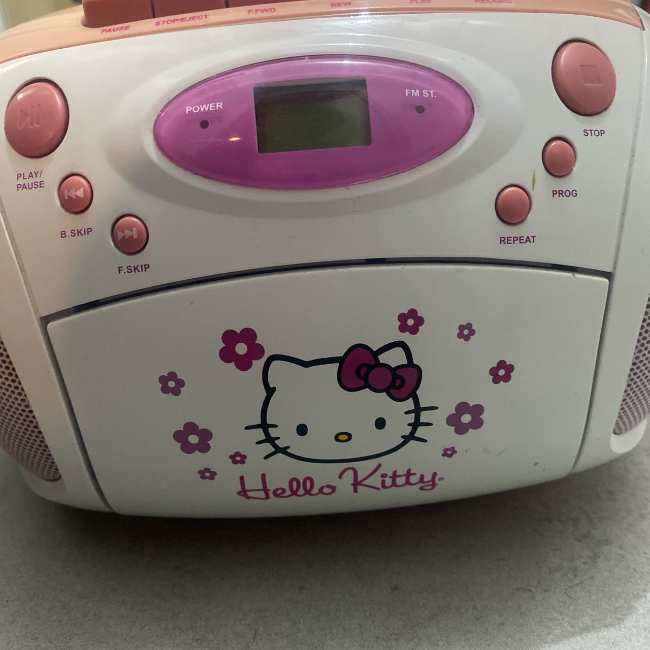 Hello Kitty CD player some scratches but besides... | Depop