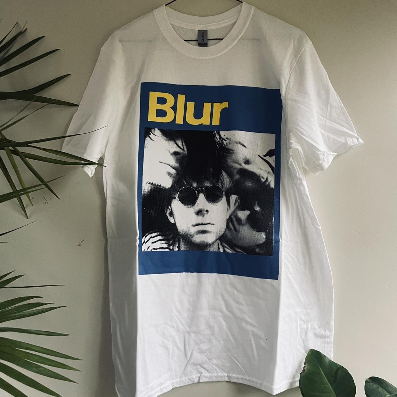 Blur band T-shirt. Comes in S/M/L/XL. Message size... - Depop