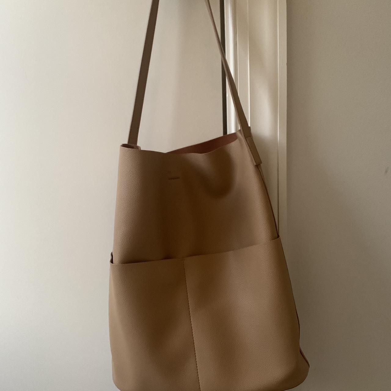 Oak + Fort Women's Tan Bag | Depop