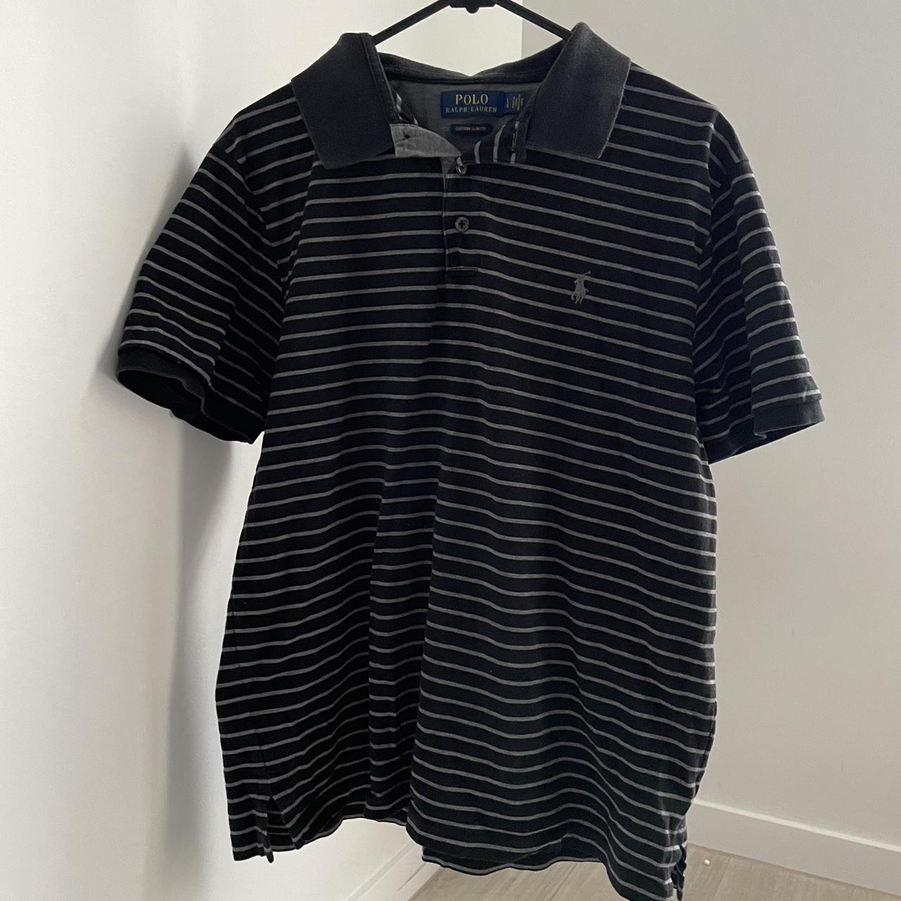 Polo Ralph Lauren Men's Black and Grey Polo-shirts | Depop