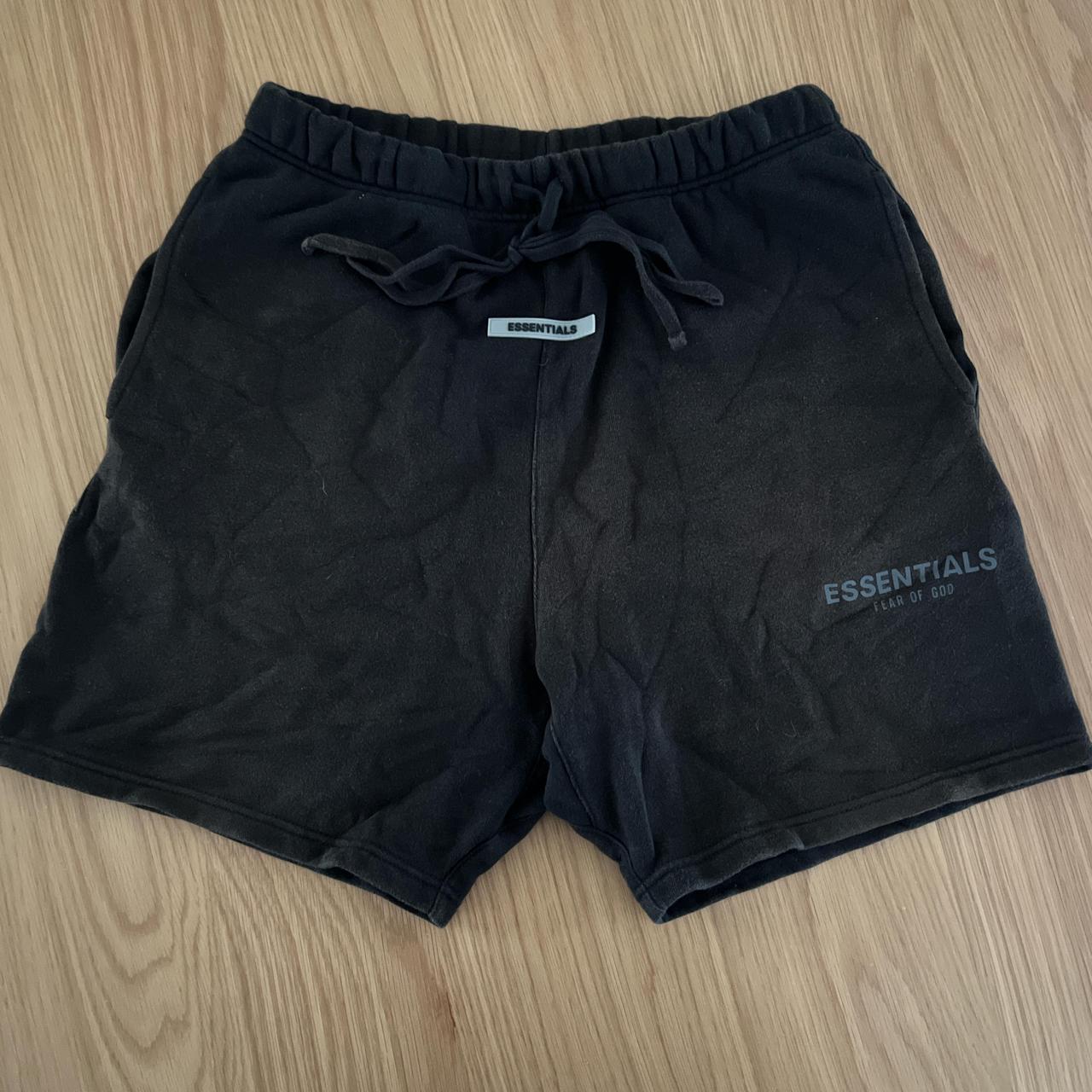 FOG Essentials shorts Small - black - Depop