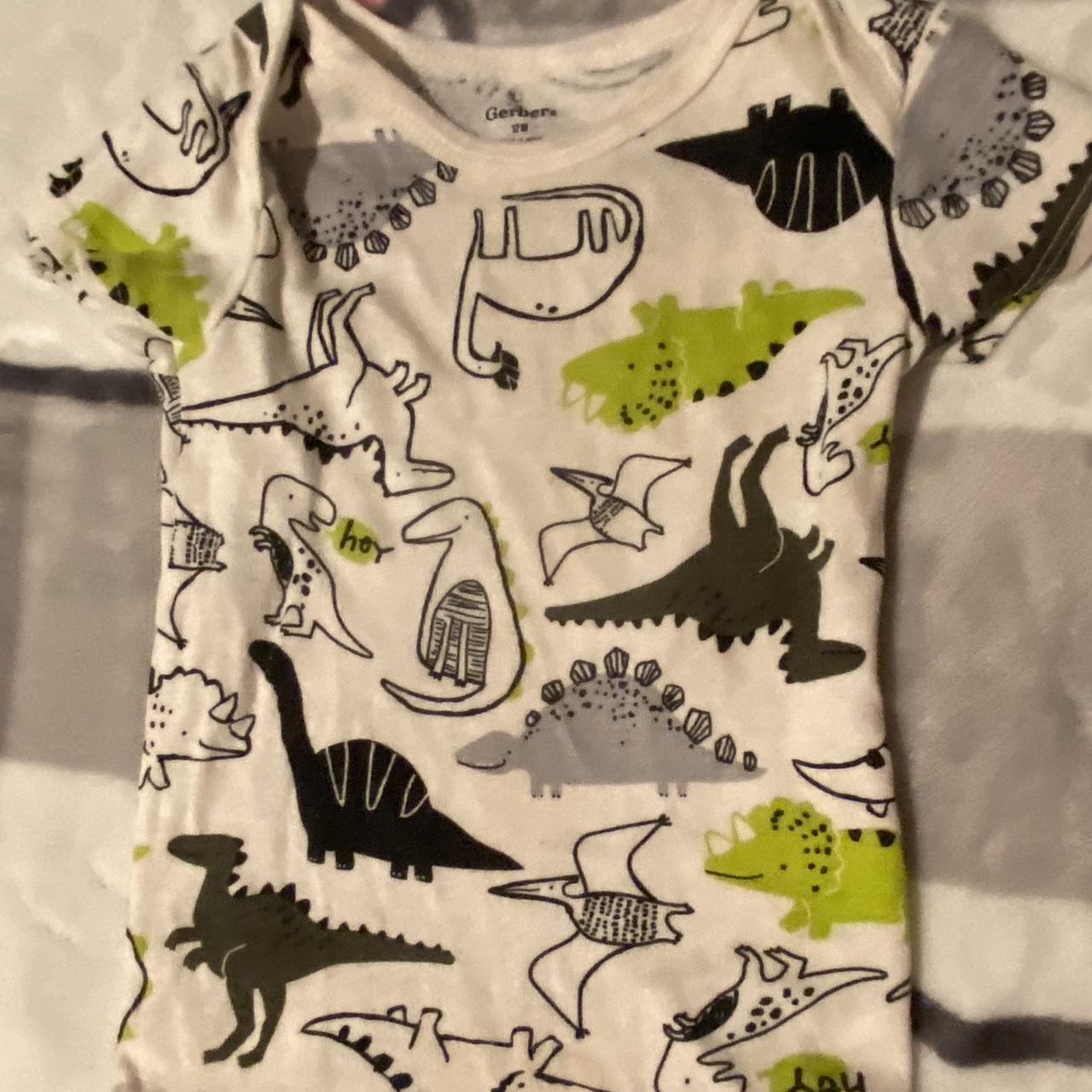 dinosaur baby clothes bundle 🦕🩵 all 12 months... - Depop