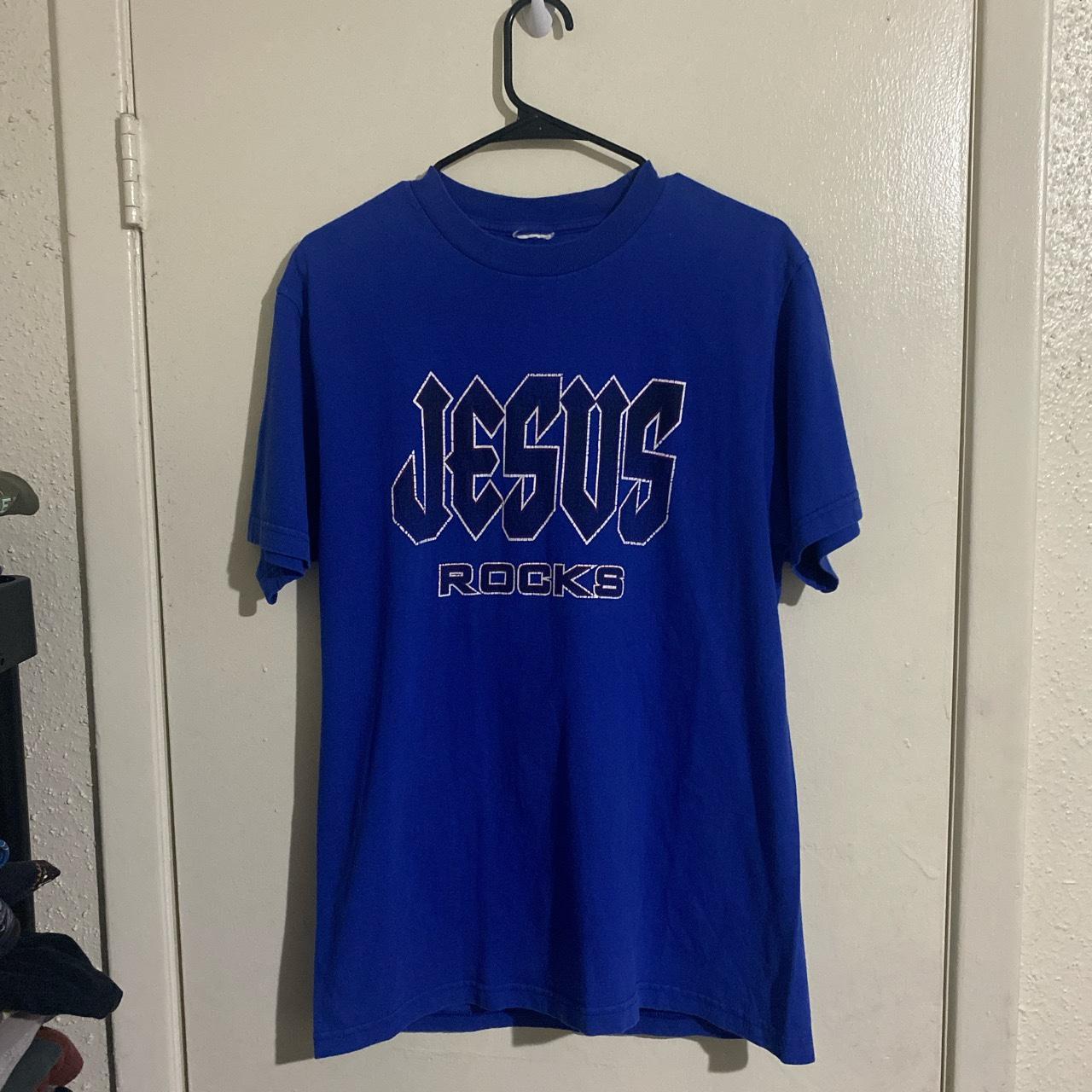 Vintage "Jesus Rocks" Jesus... - Depop